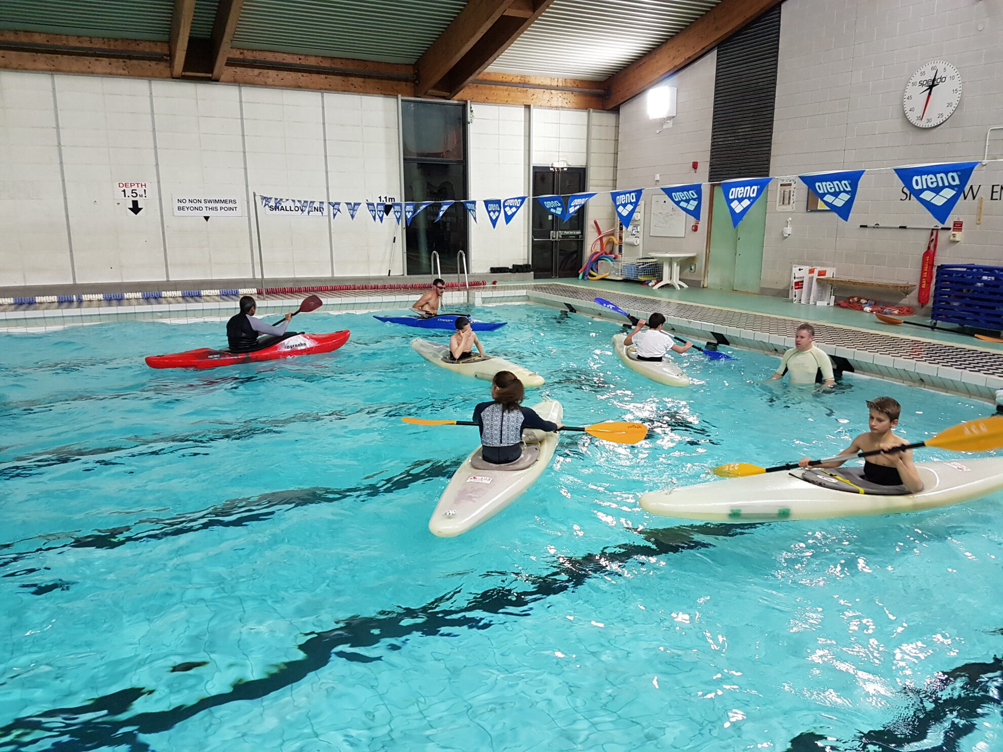 Pool sessions – Addlestone Canoe Club